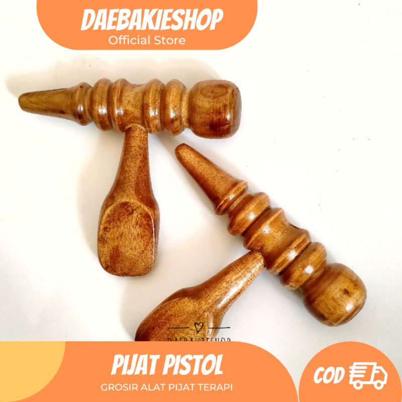 Jual COD SIDOARJO pijat PISTOL tradisional bahan kayu/3in1 pijat ...