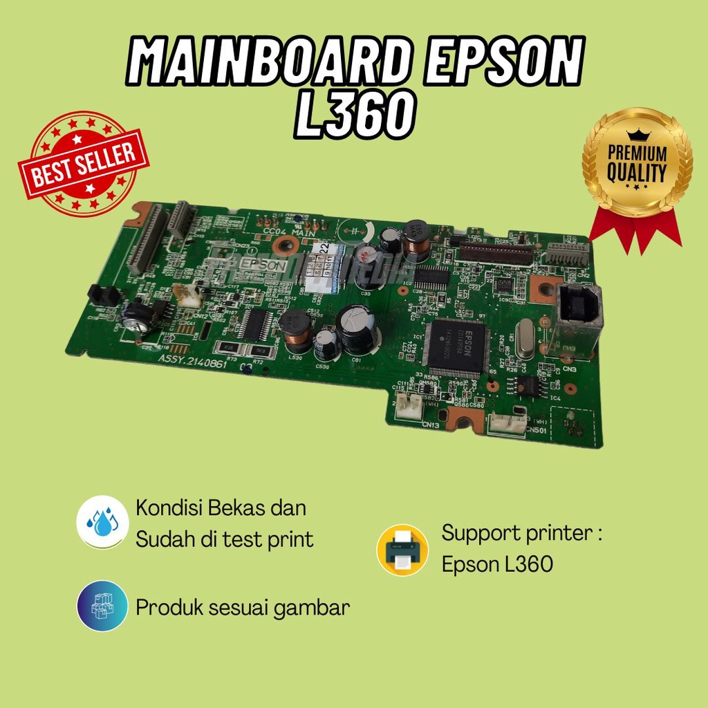 Jual Board Printer Epson L360, Mainboard L360, Motherboard L360 Cabutan ...
