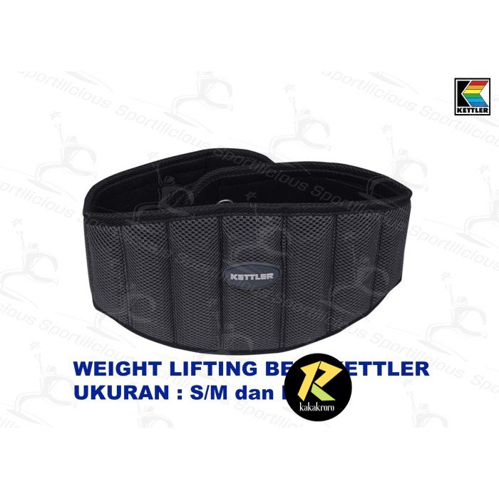 Jual KETTLER WEIGHT LIFTING BELT SABUK ANGKAT BESI BAN ANGKAT BESI ...