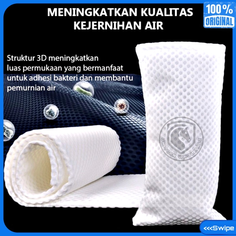 Jual FILTER BAG SUMP FILTER BLANKET HONEYCOMB 3D MEDIA AQUARIUM ...