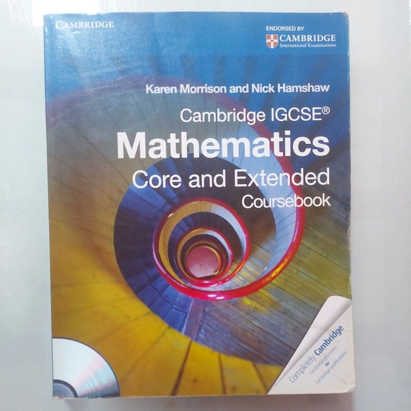 Jual Buku Cambridge Igcse Mathematics Core And Extended Coursebook With Cd Rom Shopee Indonesia