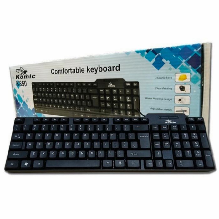 Jual Update Keyboard + Mouse Usb Komic Standar Bagus | Shopee Indonesia