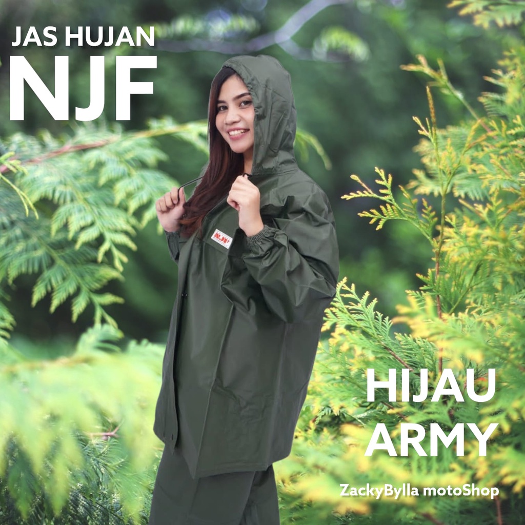 Jual Jas Hujan NJF PVC Ukuran Standar dan SUPER JUMBO (6XL) Setelan ...