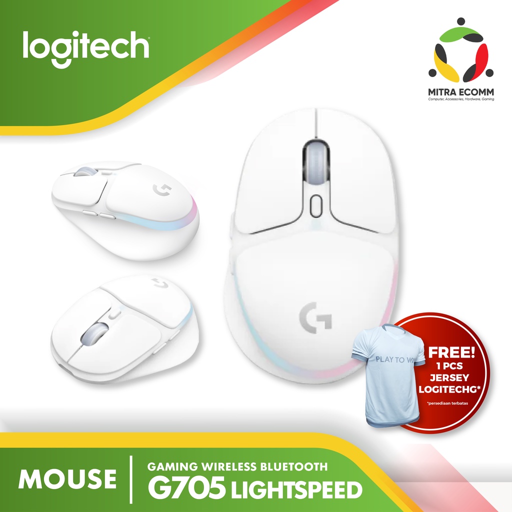 Jual Logitech LIGHTSPEED G705 Mouse Gaming Wireless Bluetooth | Shopee Indonesia