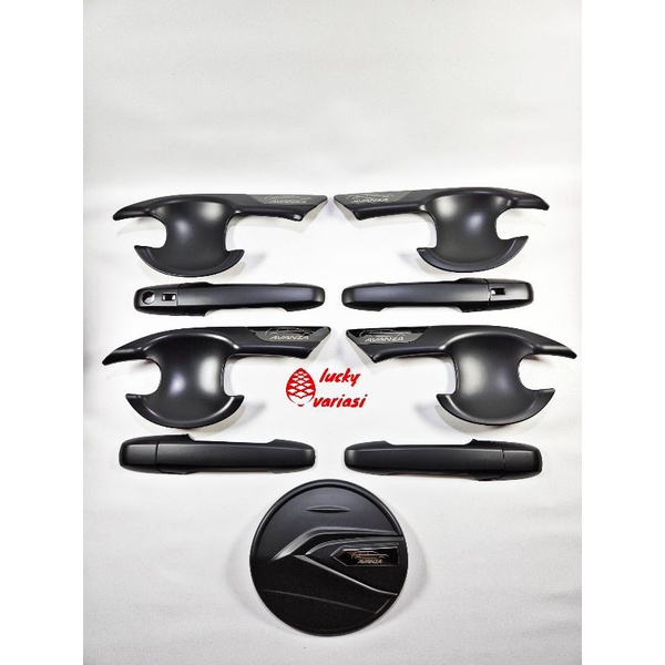 Jual (BACA DESKRIPSI) Paket outer handle tank cover hitam doff AVANZA 2022 smartkey dan non ...