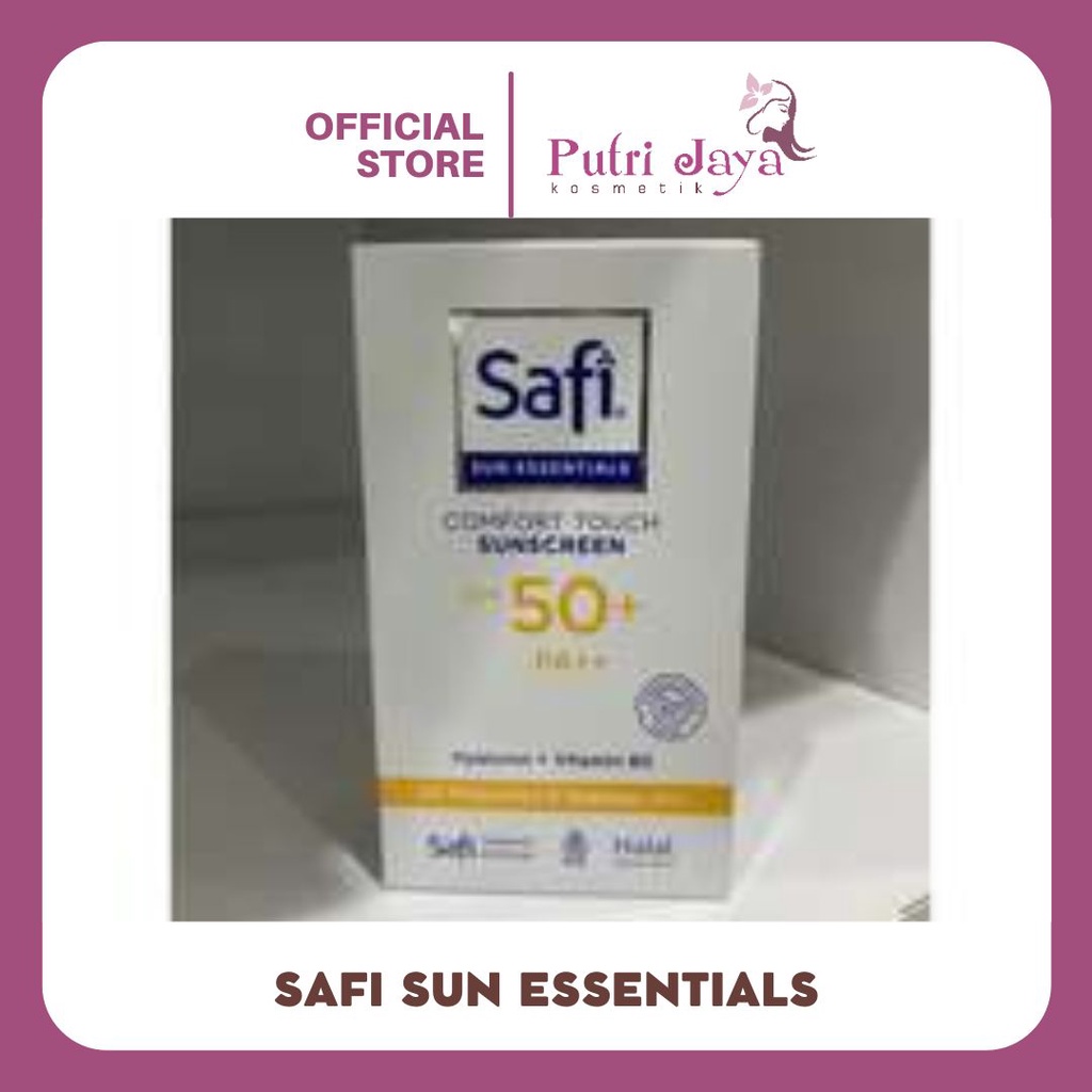 Jual SAFI SUN ESSENTIALS SUNSCREEN SPF50 (kuning) | Shopee Indonesia