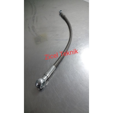 Jual Hose Teflon / PTFE selang oil cooler fitting banjo 12 mm x banjo ...