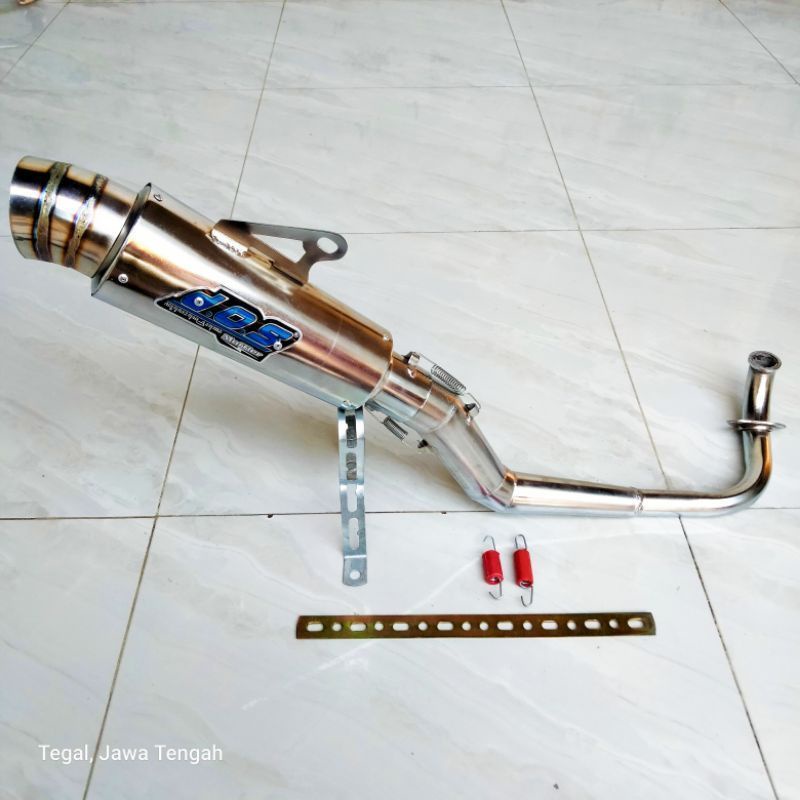 Jual Knalpot DOS Metik Racing Semua motor Matic Mio Secopy Vario Beat ...