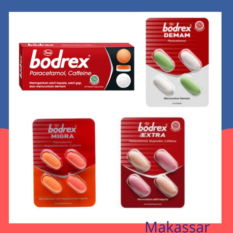 Jual BODREX SAKIT KEPALA ALL VARIAN PERSTRIP | Shopee Indonesia