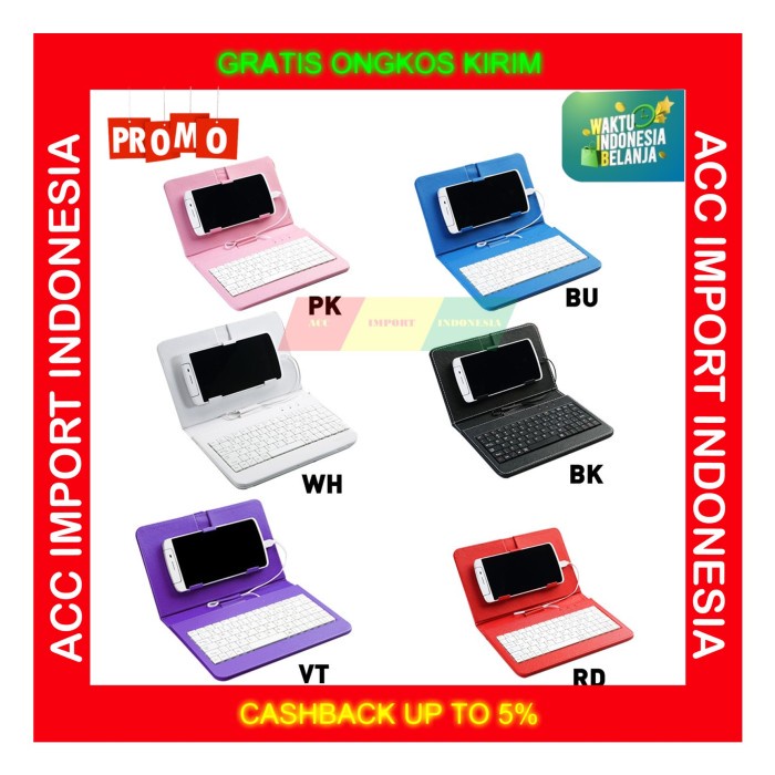 Jual KEYBOARD TABLET USB TYPE C ANDROID UNIVERSAL KEY BOARD TABLET ...