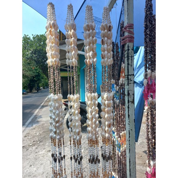 Jual Tirai kerang / tirai / tirai dari cangkang kerang ( isi 10 helai ...