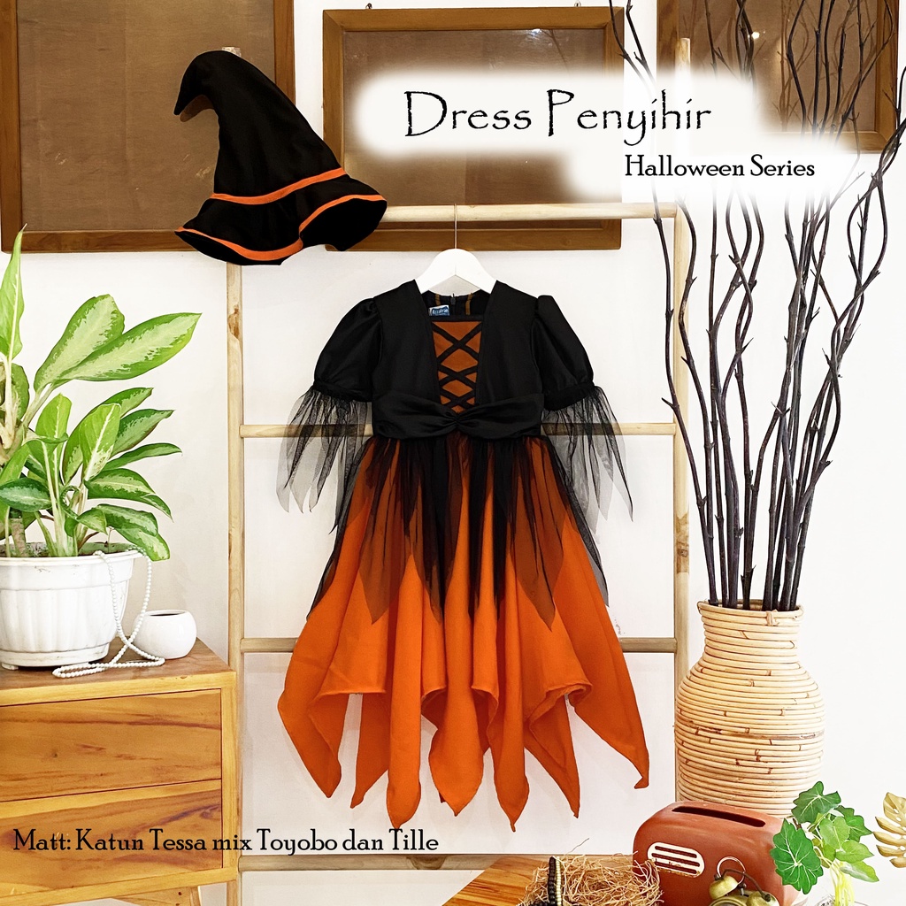 Jual Azzafran - Kostum Penyihir kostum Halloween anak kostum terbaru ...