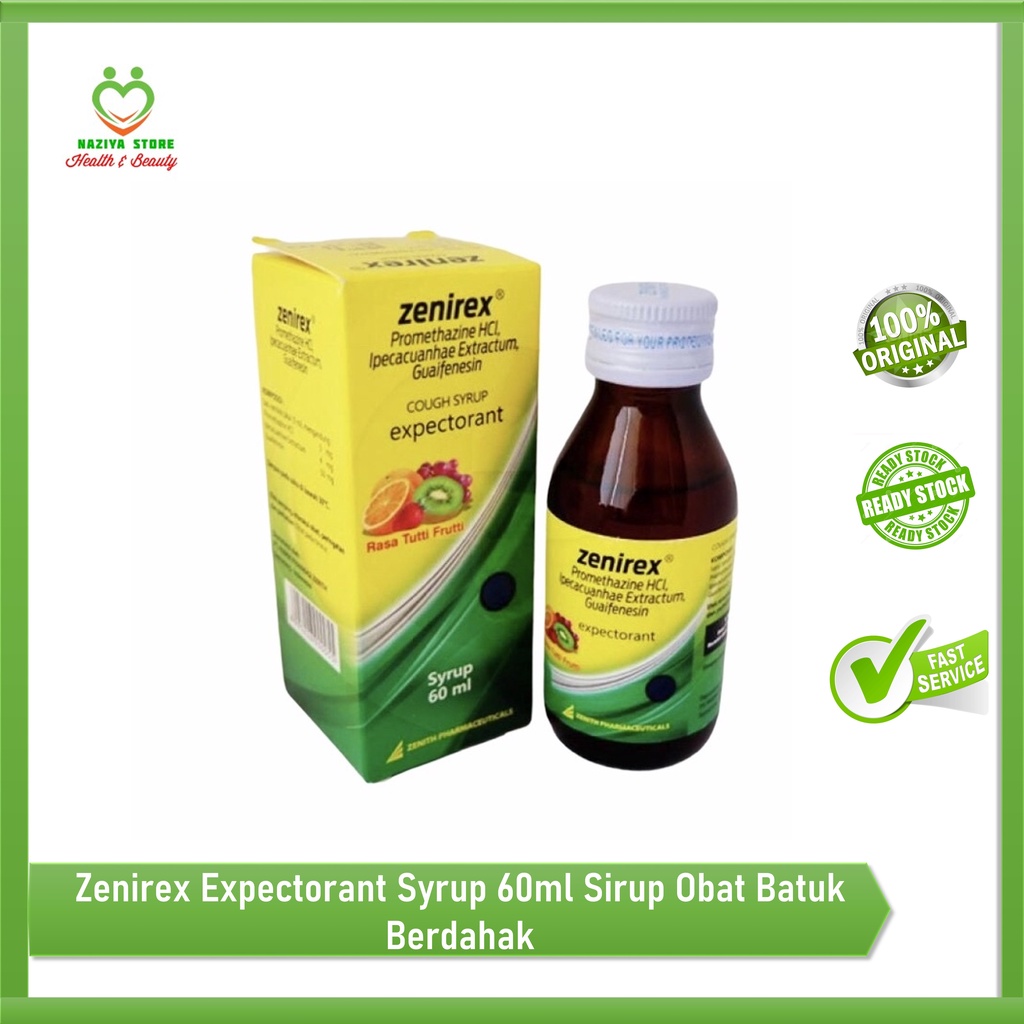 Jual Zenirex Expectorant Syrup 60ml - Sirup Obat Batuk Berdahak ...