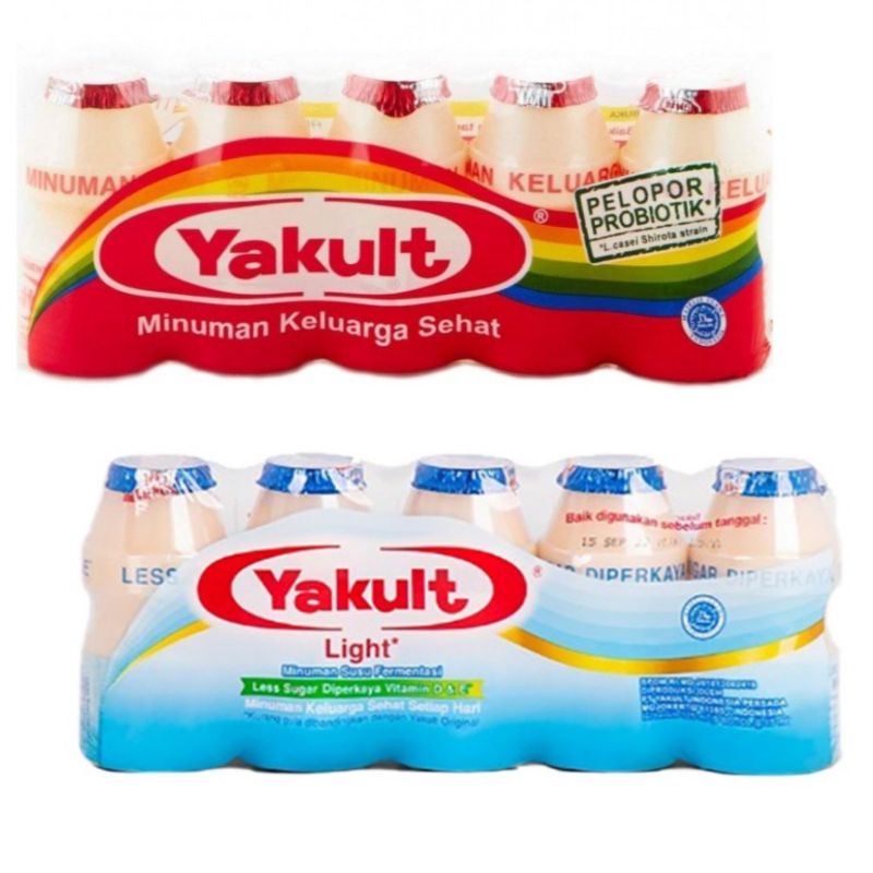 Jual (instant saja) Yakult Minuman Probiotik Light baru fermentasi 5 ...