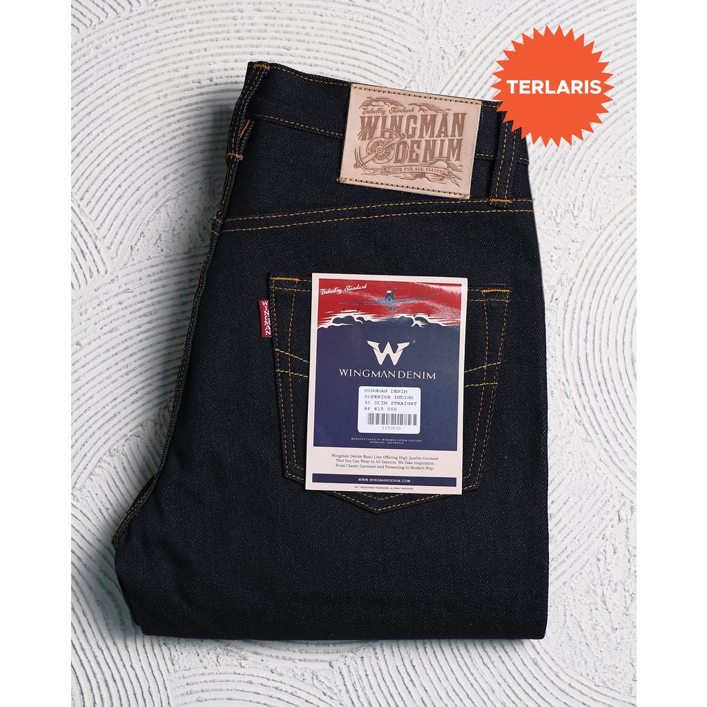 Jual WINGMAN DENIM - SUPERIOR INDIGO | Shopee Indonesia