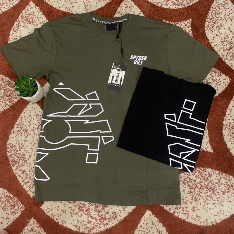 Jual Kaos spyderbilt vertical logo mirror sample | Shopee Indonesia