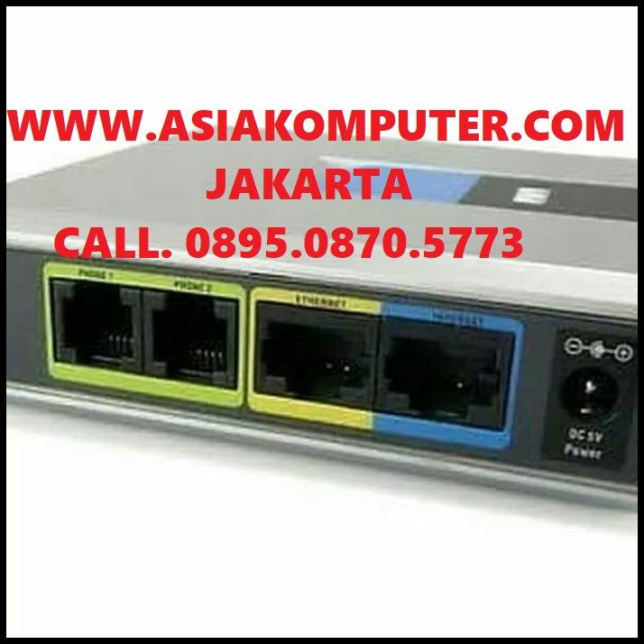 Jual Linksys Spa2102 Sip Voip 2 Port Fxs Ata Gateway (Upgrade Pap2T-Na ...