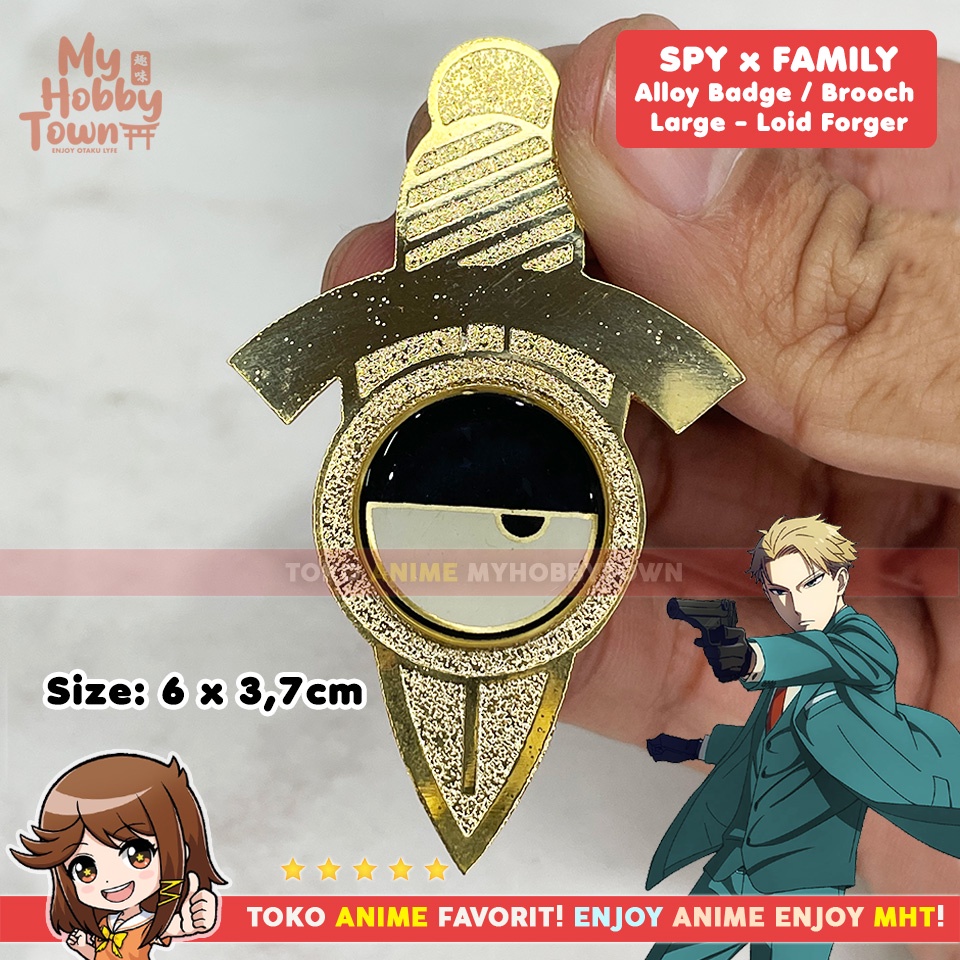 Jual Pin Brooch Spy X Family Loid Forger Cosplay Anime | Shopee Indonesia