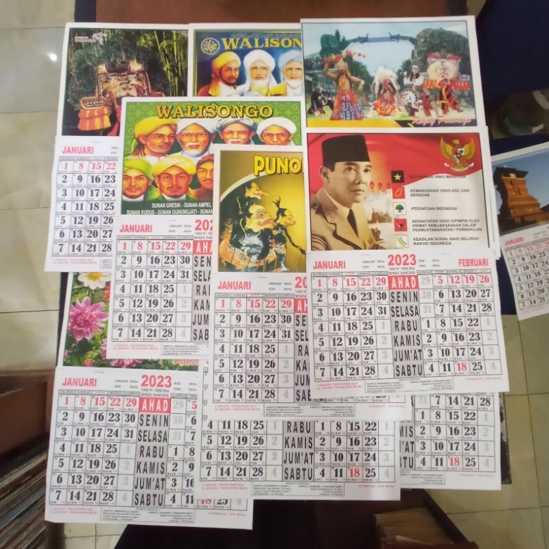 Jual Kalender 2023 / KALENDER WUKU / Kalender Jawa kecil / Kalender ...