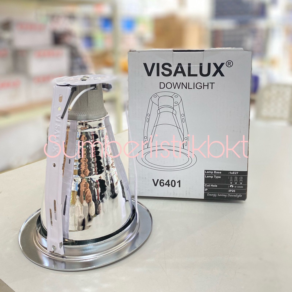 Jual FITTING DOWNLIGHT ALUMINIUM TANAM UKURAN 4`` 4INCHI VISALUX ...