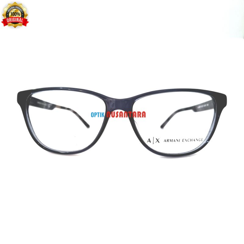 Jual Armani Exchange Frame Kacamata AX3047F 8237 Original | Shopee ...