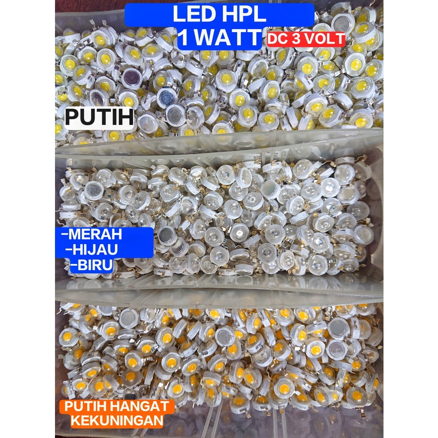 Jual HPL High Power LED 1W 1 Watt (Pilih Varian) | Shopee Indonesia