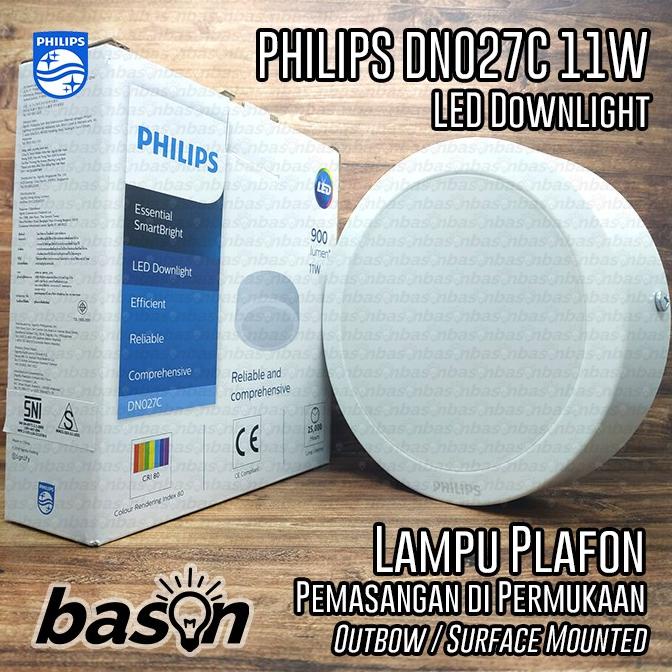 Jual PHILIPS LED Downlight Outbow DN027C 6" 11W LED9 D150 Surface Mounted | Shopee Indonesia