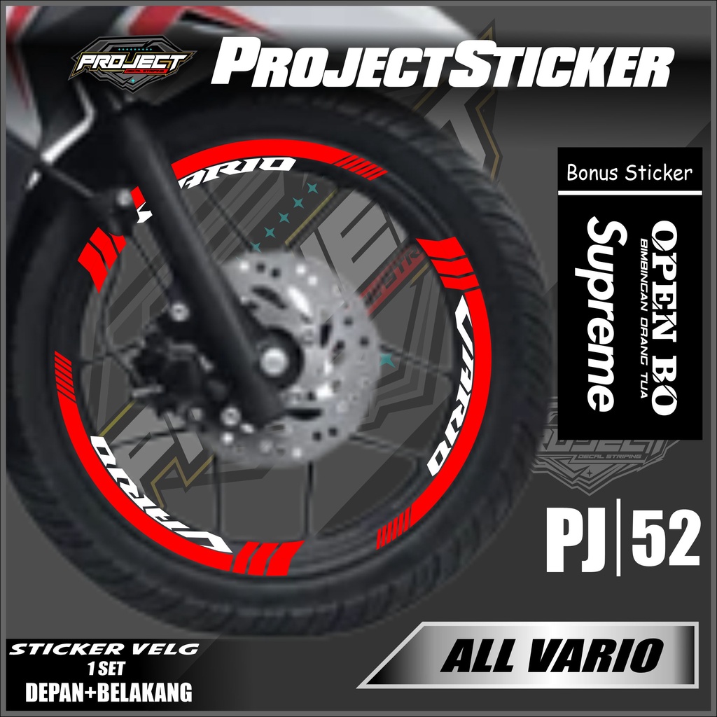 Jual Sticker Cutting Velg All Motor VARIO - Cutting Sticker Velg ...