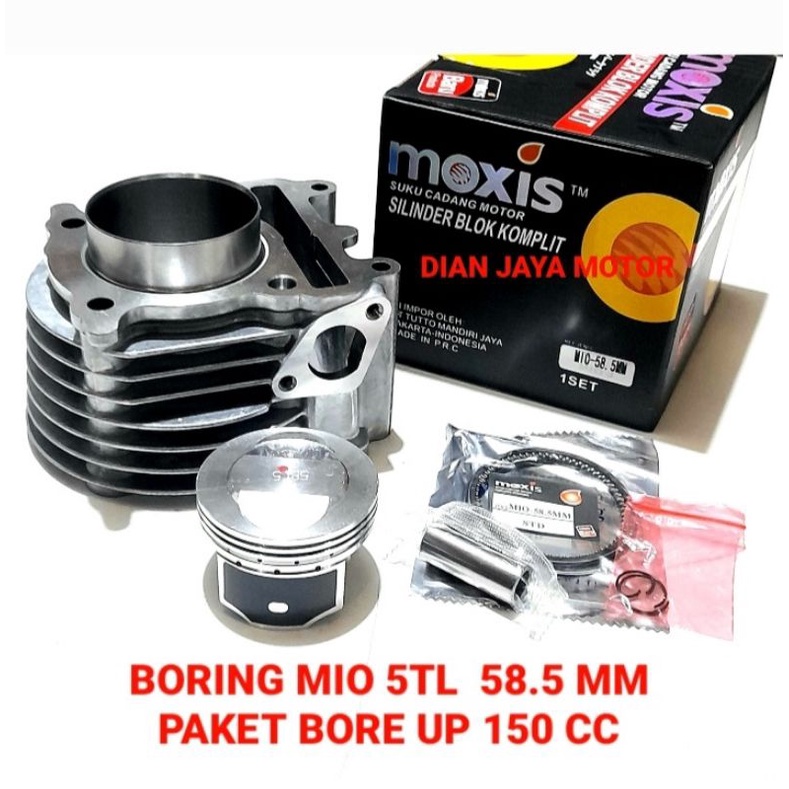 Jual CYLINDER BLOK SEHER PNP BORING YAMAHA MIO 5TL 58.5MM MIO MIO NEW MIO SOUL FINO KARBU NOUVO ...