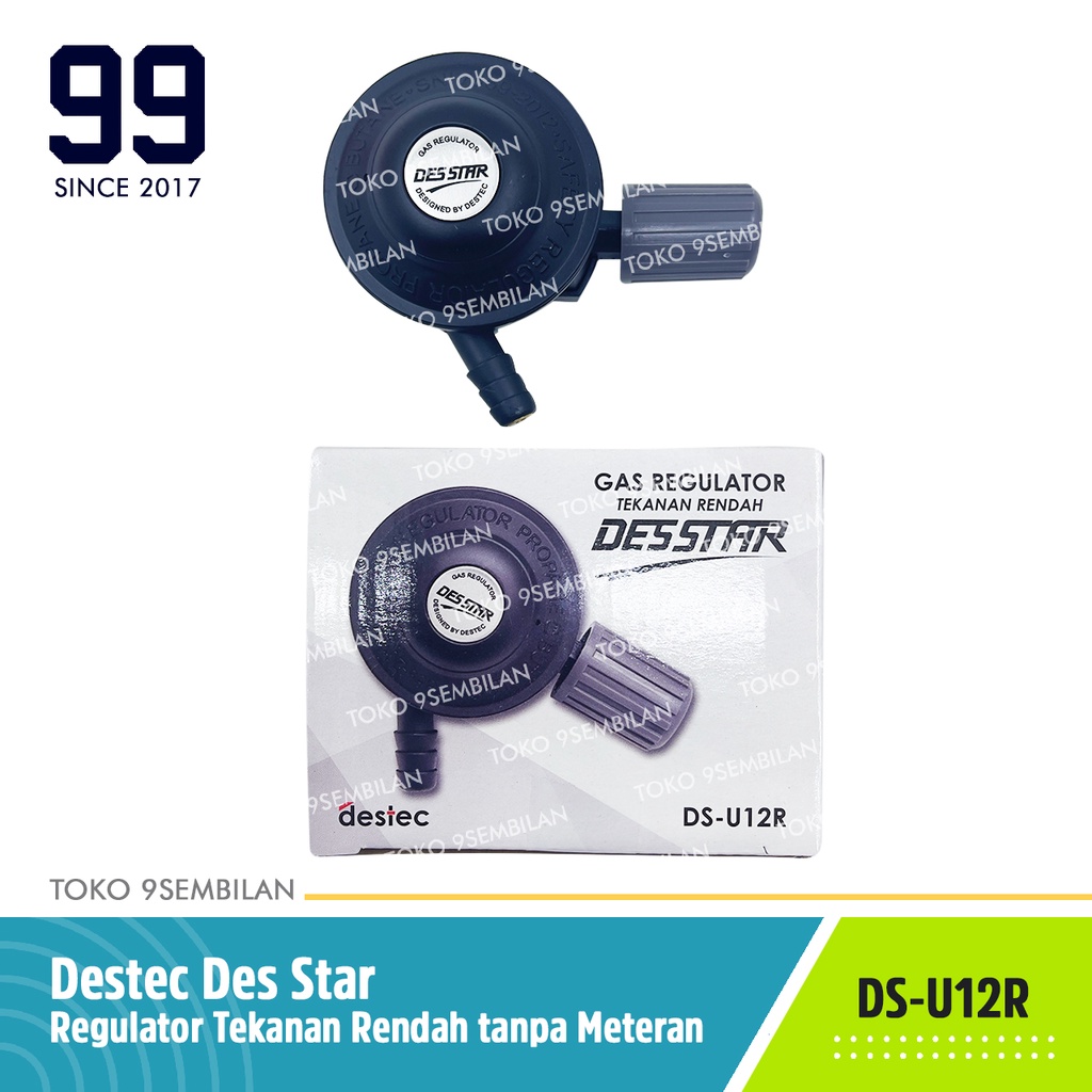 Jual Des Star Regulator Kompor Gas Tekanan Rendah Tanpa Meteran DS-U12R ...