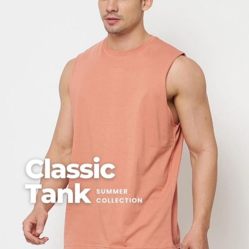 Jual Singlet Pria Muscle Cut Polos Muscle Tee / Baju Singlet Pria Polos ...