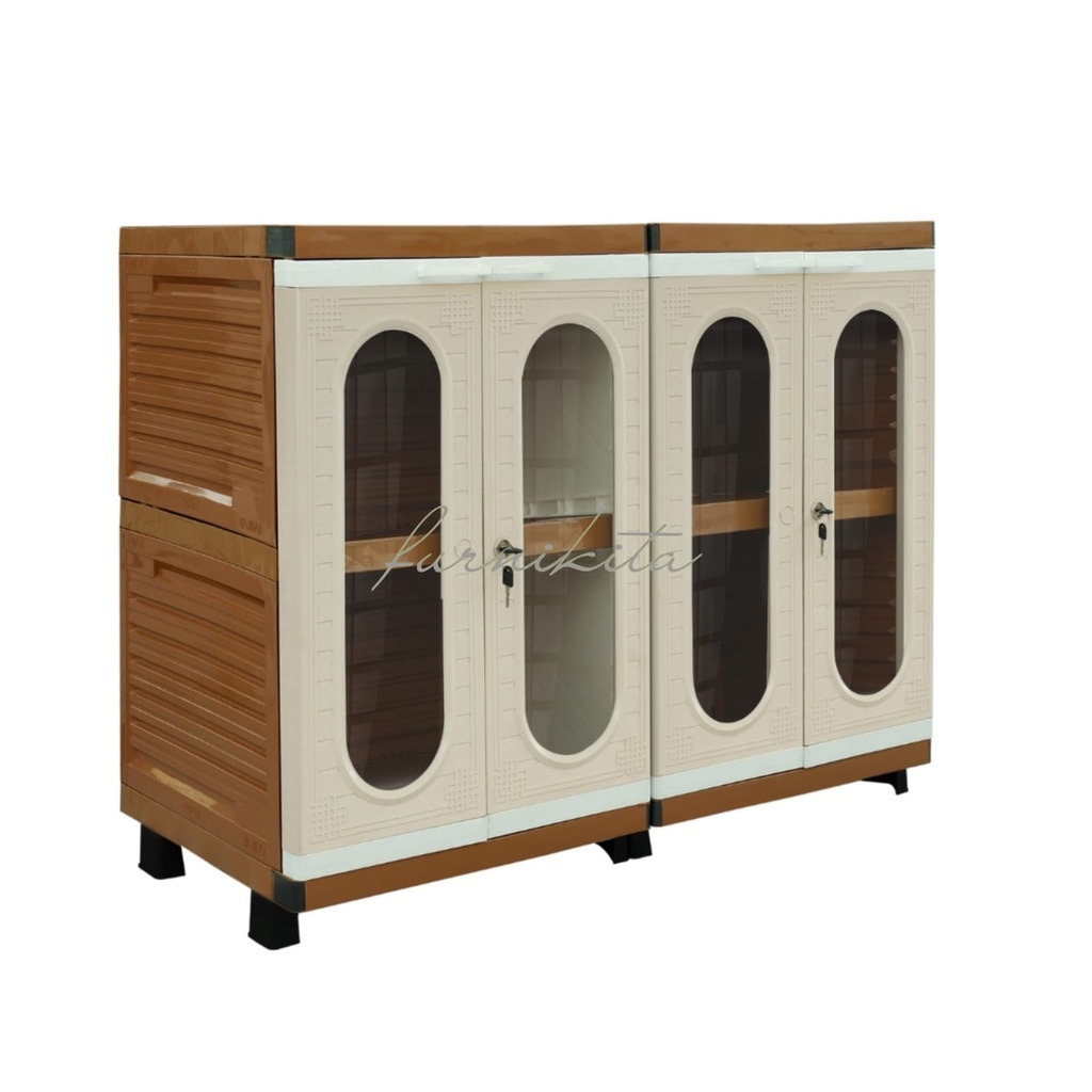 Jual MEJA TV PLASTIK CLUB RAK SERBAGUNA RTVB WOOD / LEMARI PLASTIK ...