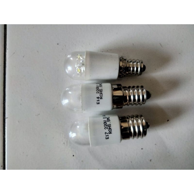 Jual Lampu Kulkas 1 Pintu POLYTRON SANKEN AQUA LED (Nyala Putih) E12, E14,E17 | Shopee Indonesia