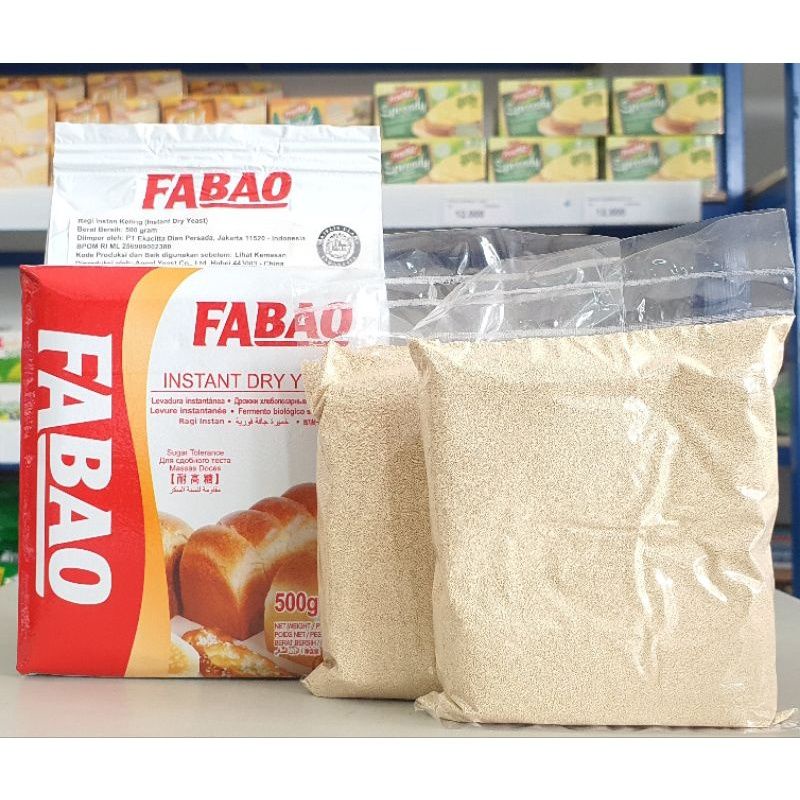 Jual 100gr Ragi Fabao /Gis /Pengembang Roti Fabao /Fabao Instan Yeast ...