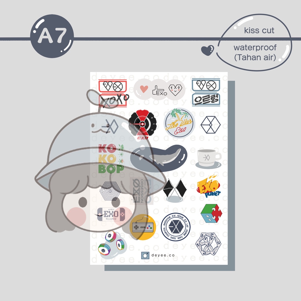 Jual Mini sticker Kpop weareone logo [deyee] | Shopee Indonesia