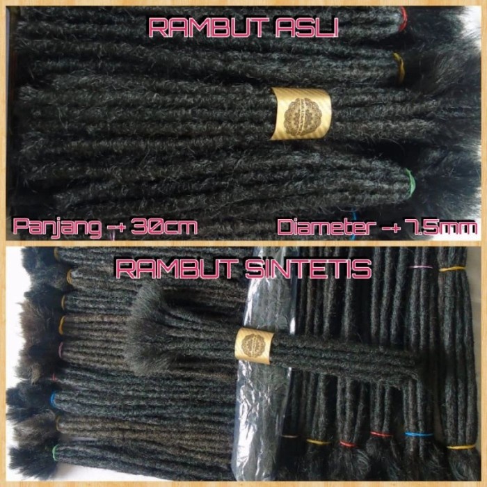 Jual Produk Unggulan Rambut Gimbal Asli / Dreadlocks / Dreadlock ...