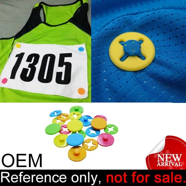 Jual [COD] LOLLYPOP BIB Number Button Kancing Nomor Dada Klip Marathon ...