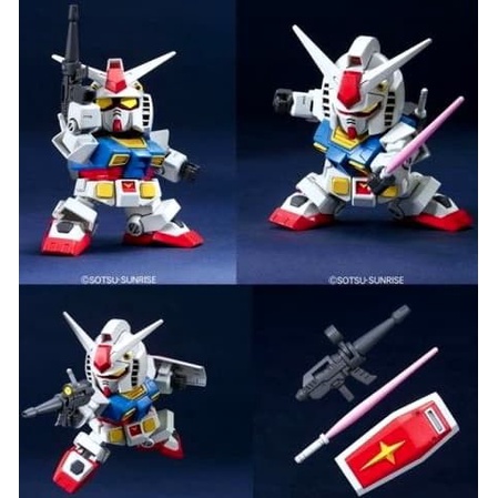 Jual Bandai BB 329 SD RX 78-2 GUNDAM (Animation Color) | Shopee Indonesia