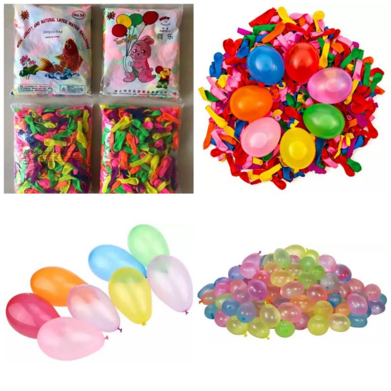 Jual balon jari isi 500 pcs multi warna balon mini mainan anak | Shopee ...