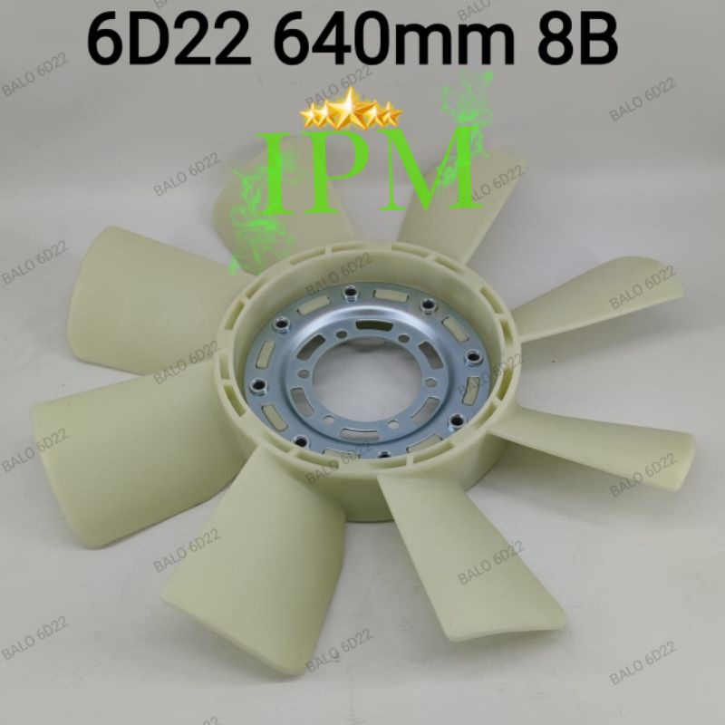 Jual KIPAS RADIATOR FAN BLADE FUSO 6D22 640MM 8DAUN GERMANY GARANSI ...