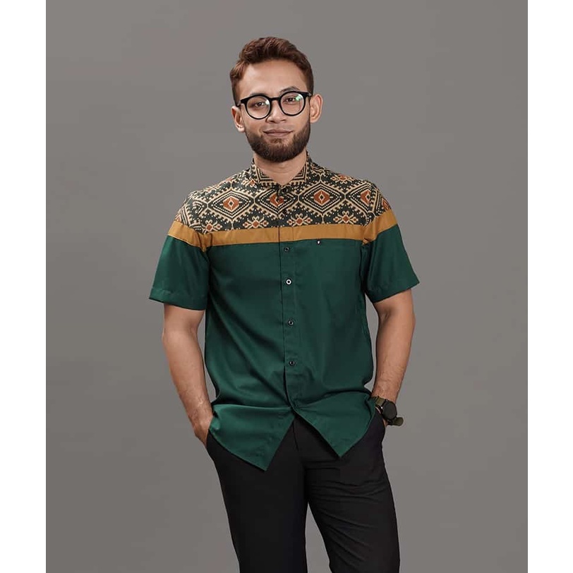 Jual kemko modern batik Elhouda koko fadkhera | Shopee Indonesia