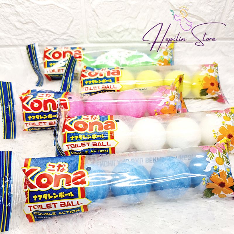 Jual TOILET COLOUR BALL Yukinawa / Kamper Bulat BESAR KONA atau ...