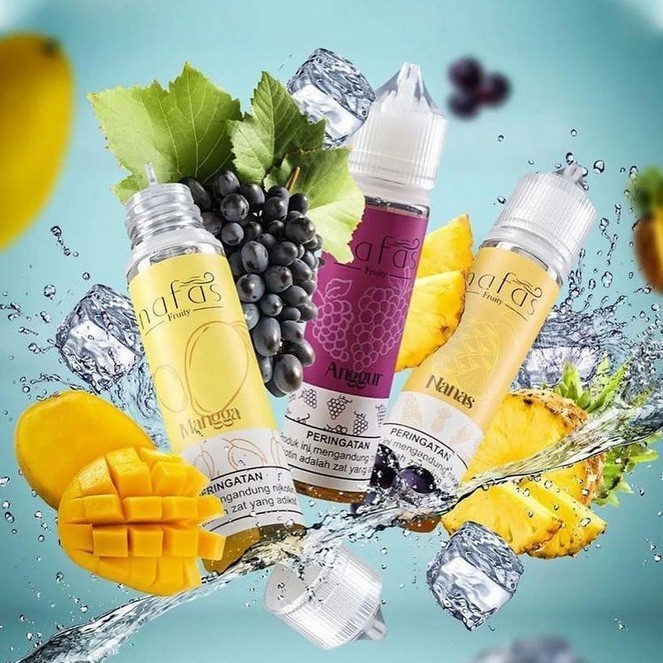 Jual Liquid Vapor Nafas Pisang Mangga Anggur Energi 60ml 3mg Cukai by ...