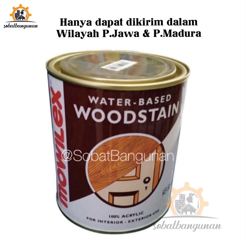 Jual MOWILEX Wood Stain Cat Pelapis Kayu Premium 1 kg XTRA BUBBLE WRAP ...