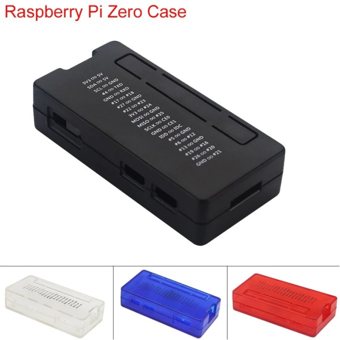 Jual Case Raspberry Pi Zero Zero W WH Clear Transparan Dengan Nama GPIO | Shopee Indonesia