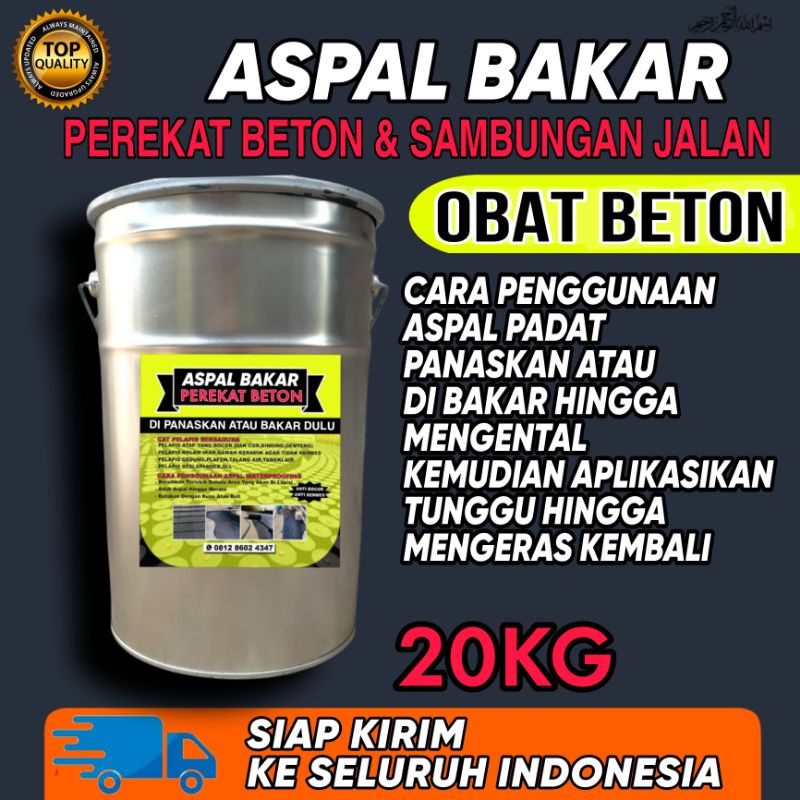 Jual ASPAL BAKAR 20KG PEREKAT BETON DAN SAMBUNGAN JALAN | Shopee Indonesia