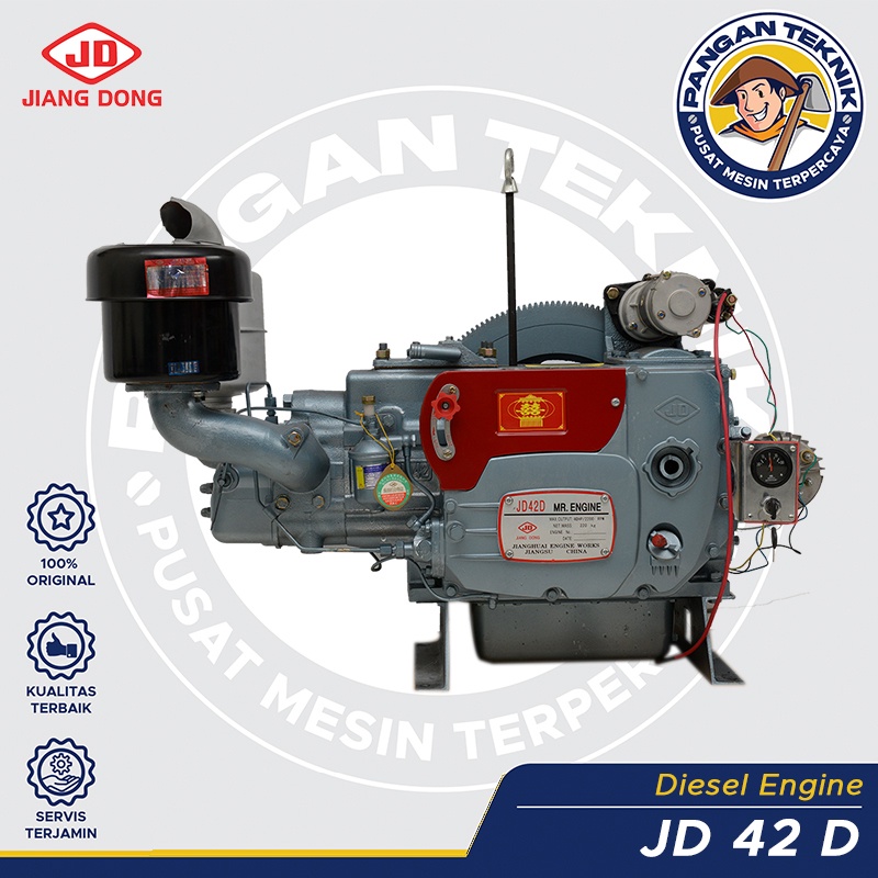 Jual MESIN DIESEL JIANG DONG | JD 42D T/T TANPA TANGKI STARTER | MESIN DIESEL 40 PK | Shopee ...