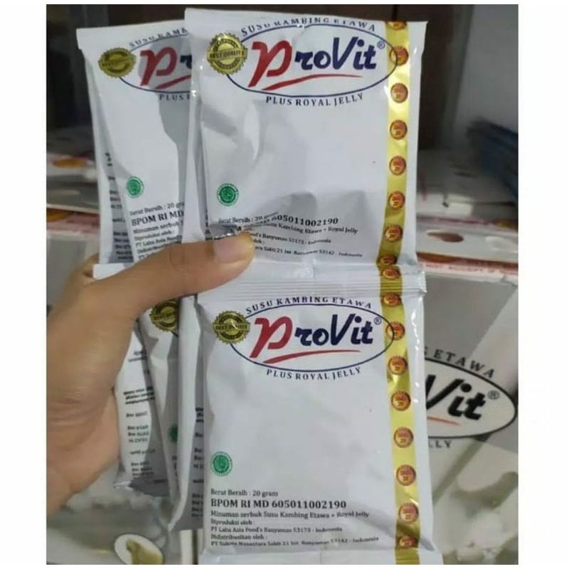 Jual suau provit /susu kambing etawa provit plus royal jelly original 1 ...