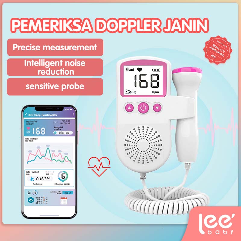 Jual 【Fetal doppler 】Lee Fetal doppler Alat baby heart monitor dopler ...