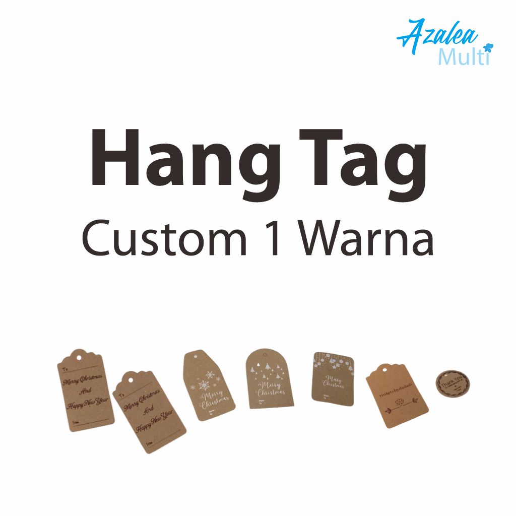 Jual Hang Tag Custom 1 warna | Hang Tag Custom | Ulang Tahun Anak ...